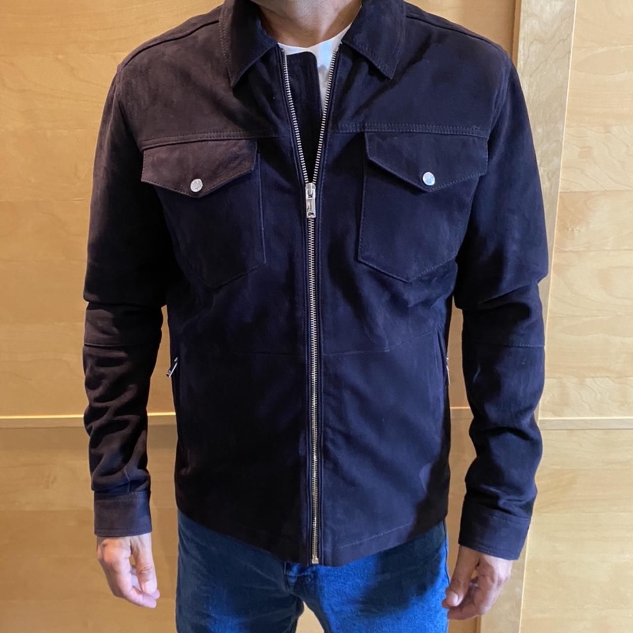 Reiss Men's Navy Jacket | Depop