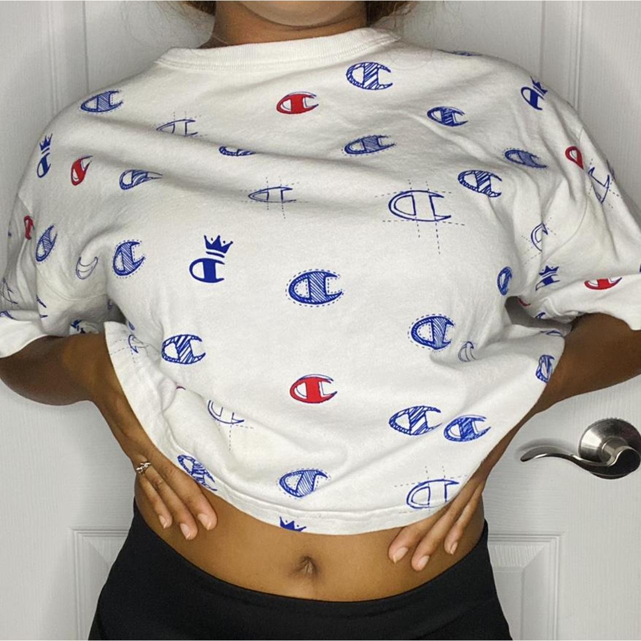 STYLISH CHAMPION CROPPED T-SHIRT💕 For any day you... | Depop