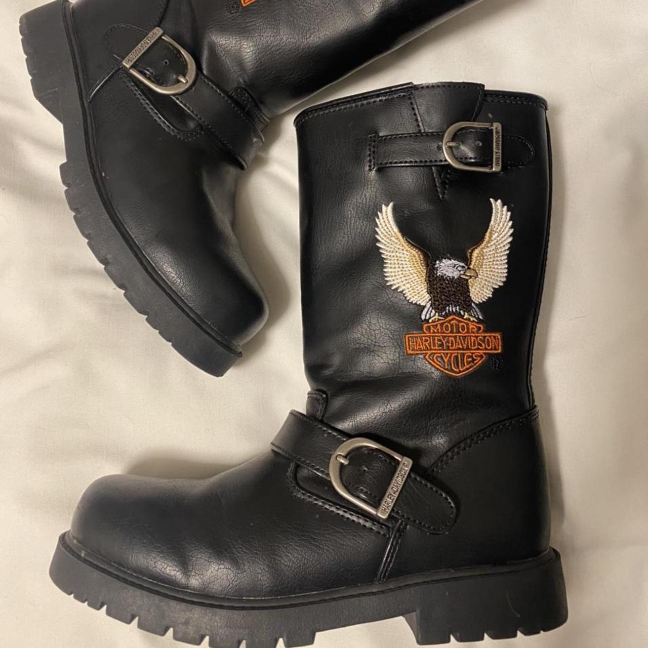 Harley Davidson Women's Boots | Depop