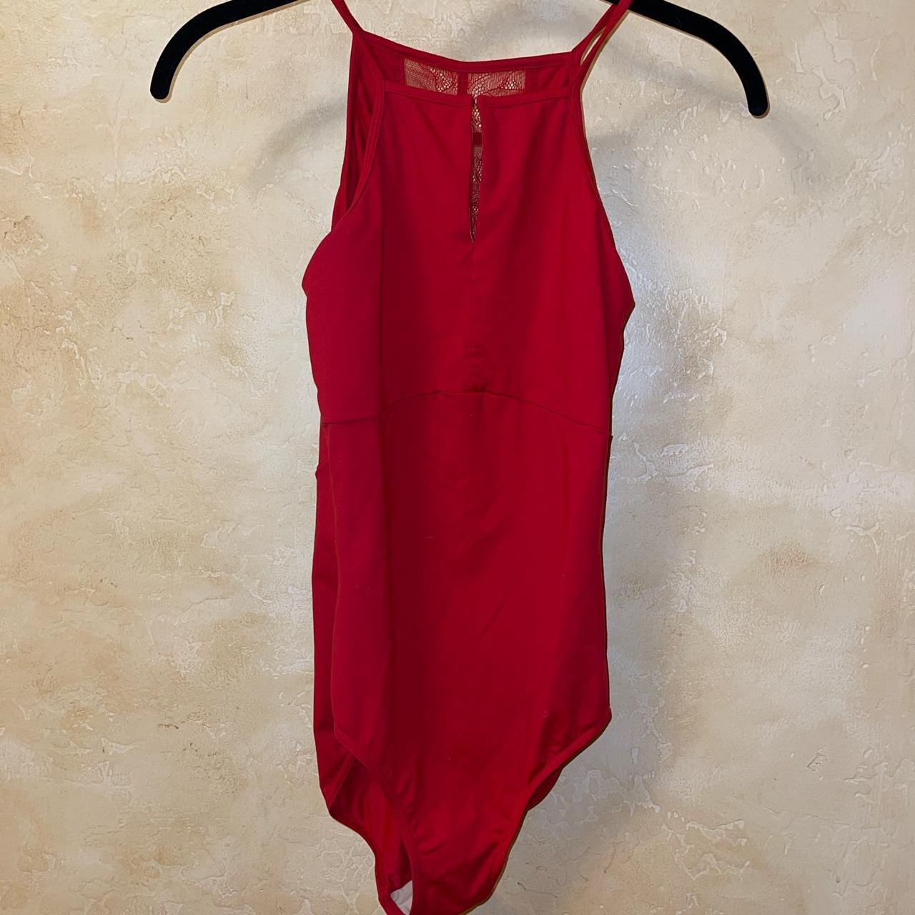 Women's Red Bodysuit | Depop