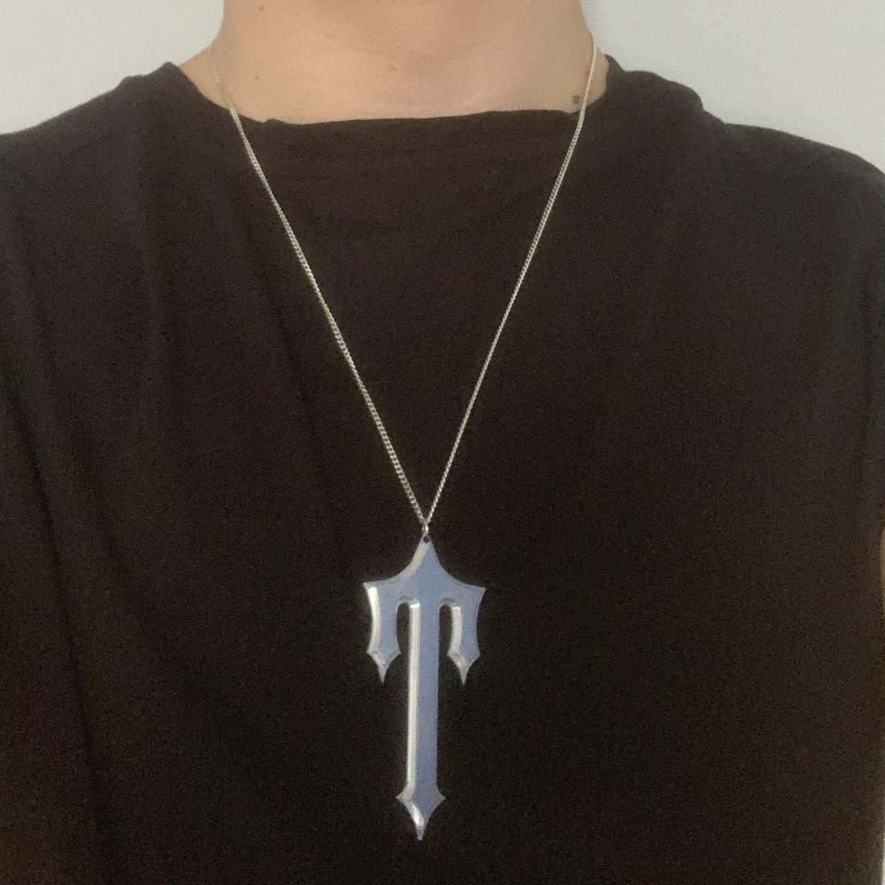 Big Silver Trapstar pendant Big silver irongate... - Depop