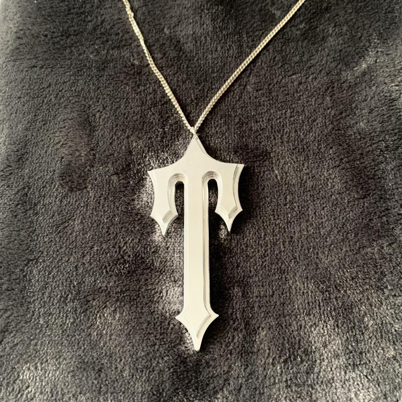 Big Silver Trapstar pendant Big silver irongate... - Depop