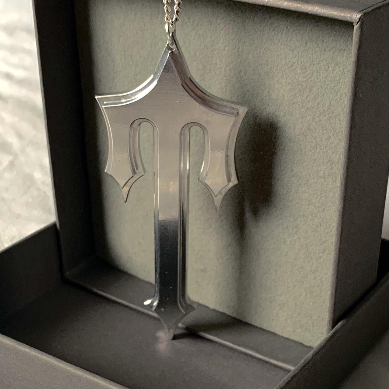 Big Silver Trapstar pendant Big silver irongate... - Depop