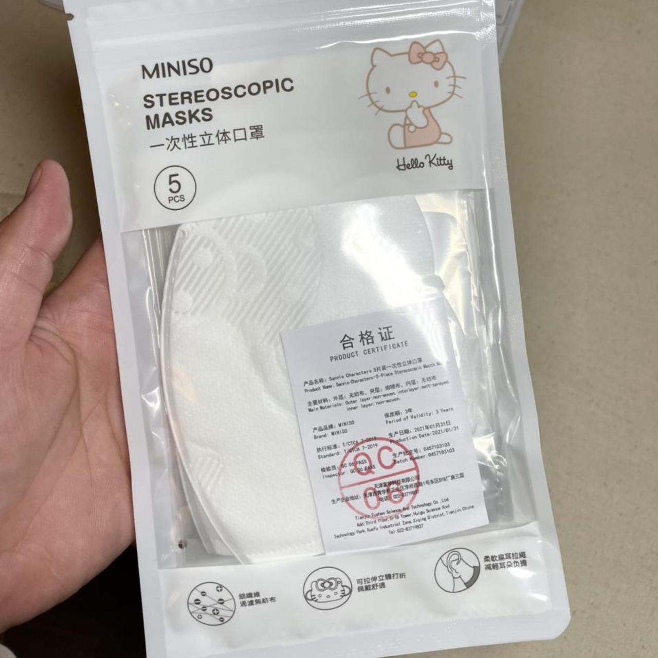 Sanrio White Face-masks | Depop