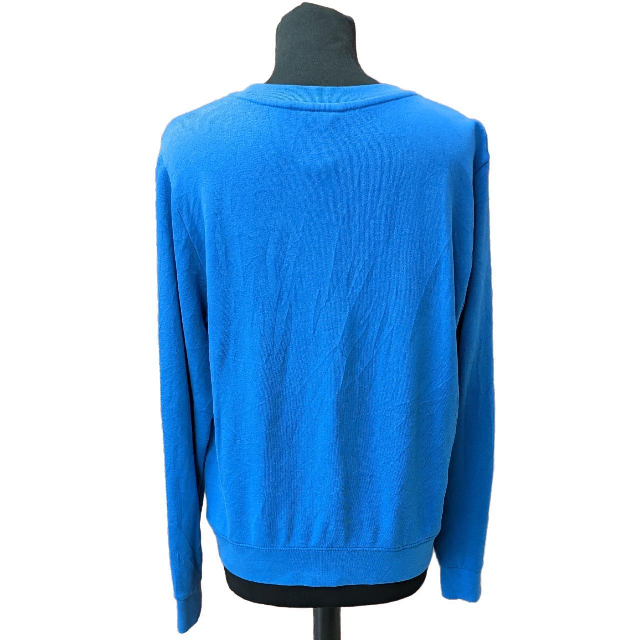 Wrangler Mens Blue Logo Jumper Label Size:... - Depop