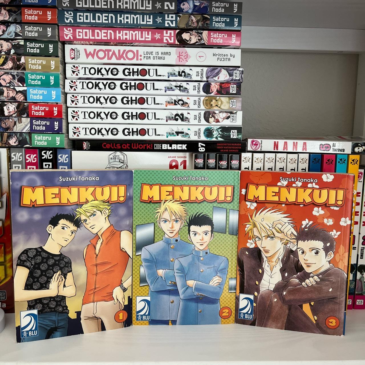 Menkui Volumes 1-3 Some shelf wear as well as... - Depop