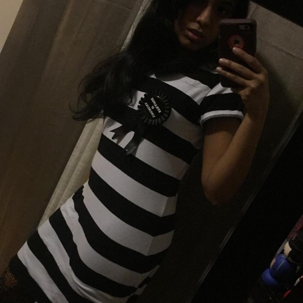 Black and white kill star dress size medium does not... - Depop