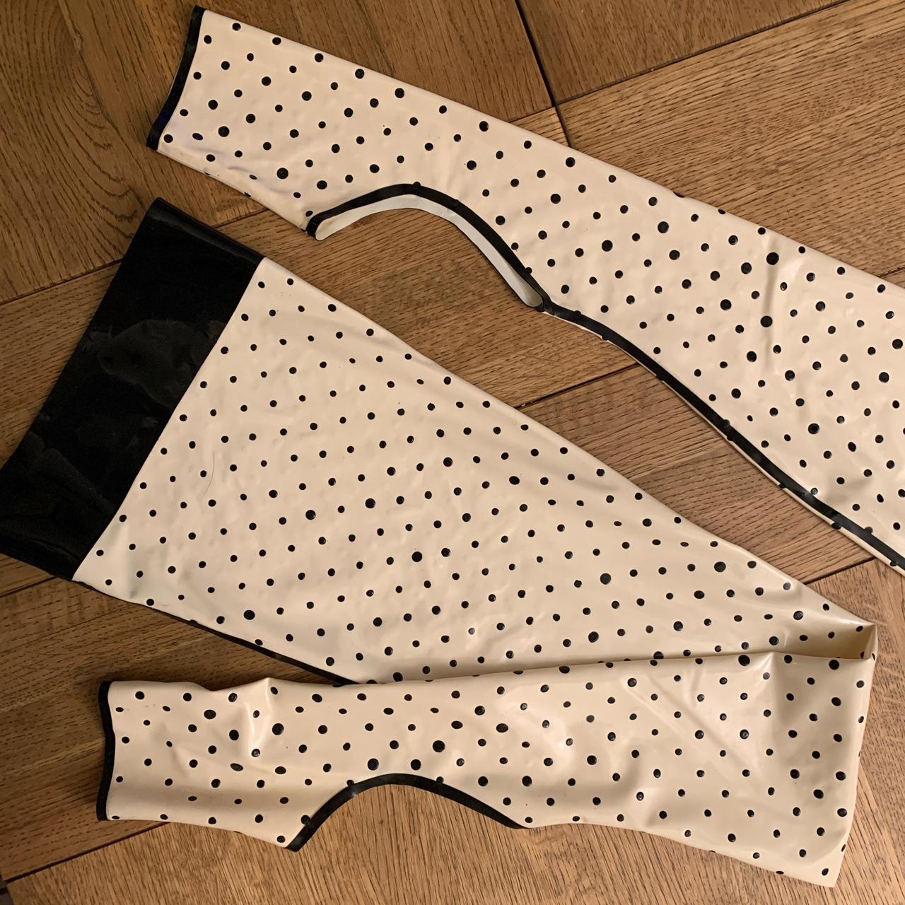 Hand painted spot stockings Uk size 8 Was £300 now... - Depop