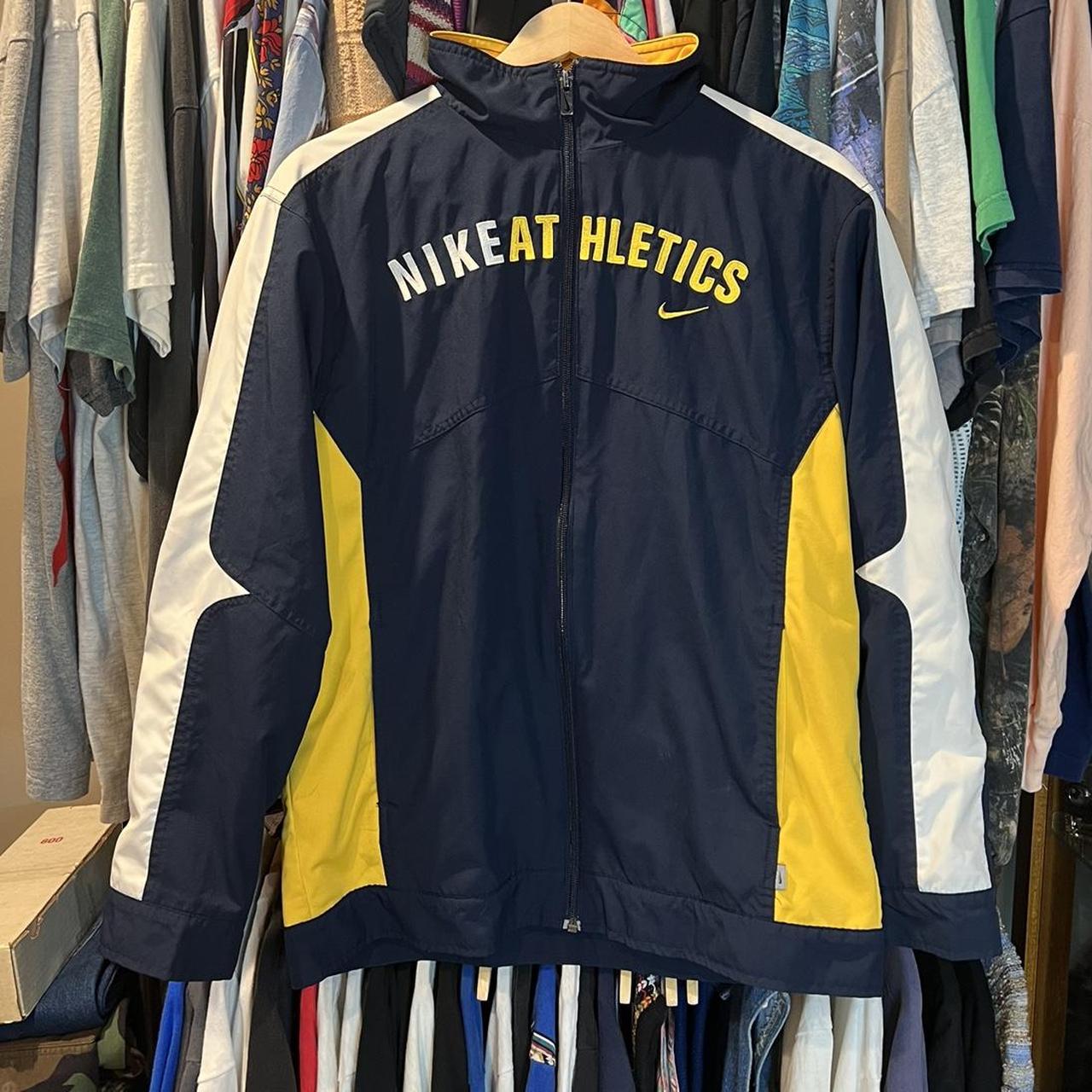 Vintage y2k Nike Athletics Windbreaker. Size: Youth... - Depop