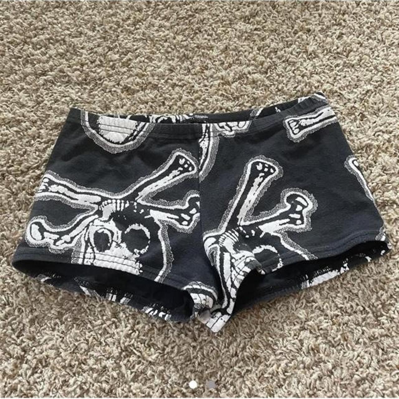 MAJOR ISO LIP SERVICE SKULL SHORTS!! looking for... - Depop
