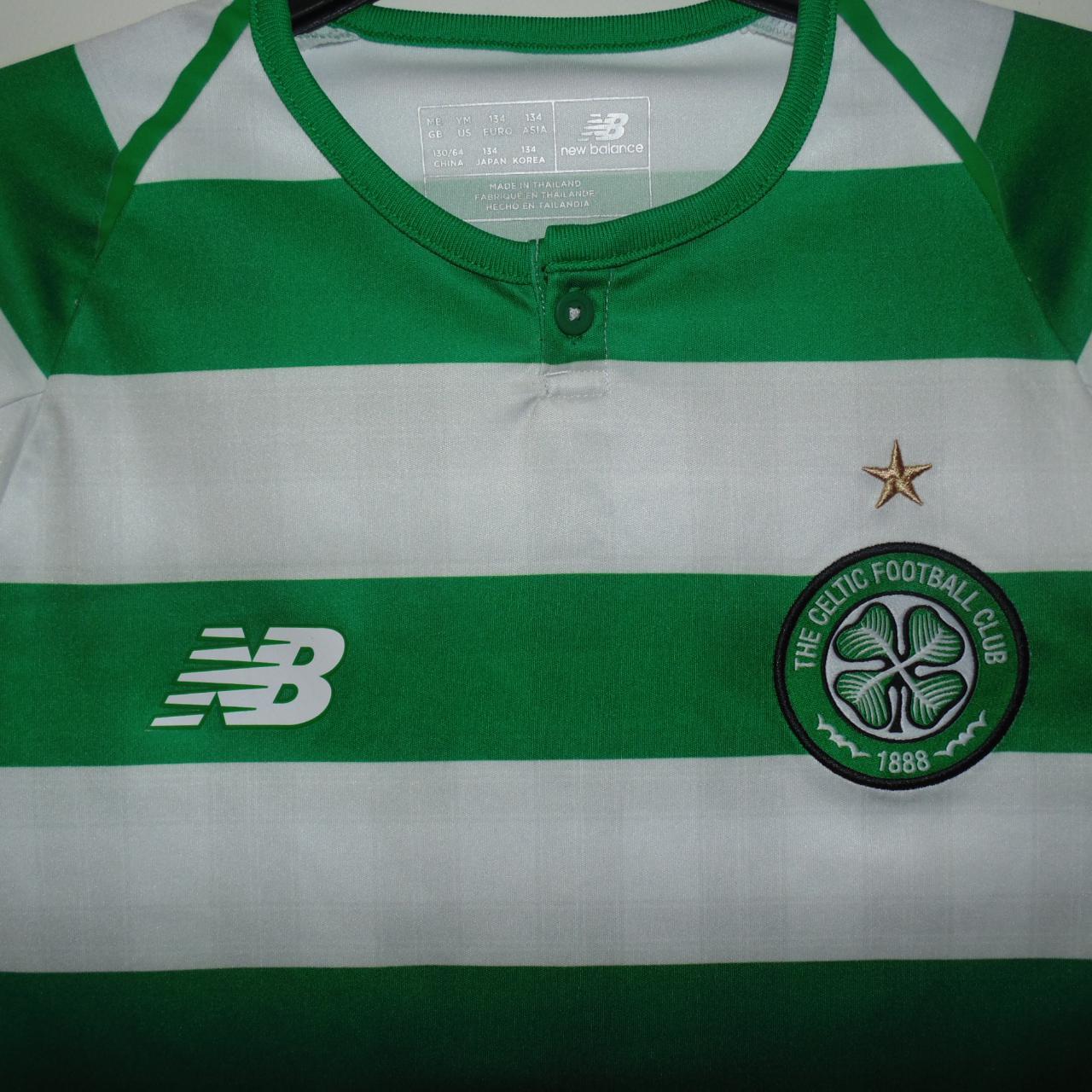 Kids Celtic football kit Size MB shirt, shorts and... - Depop