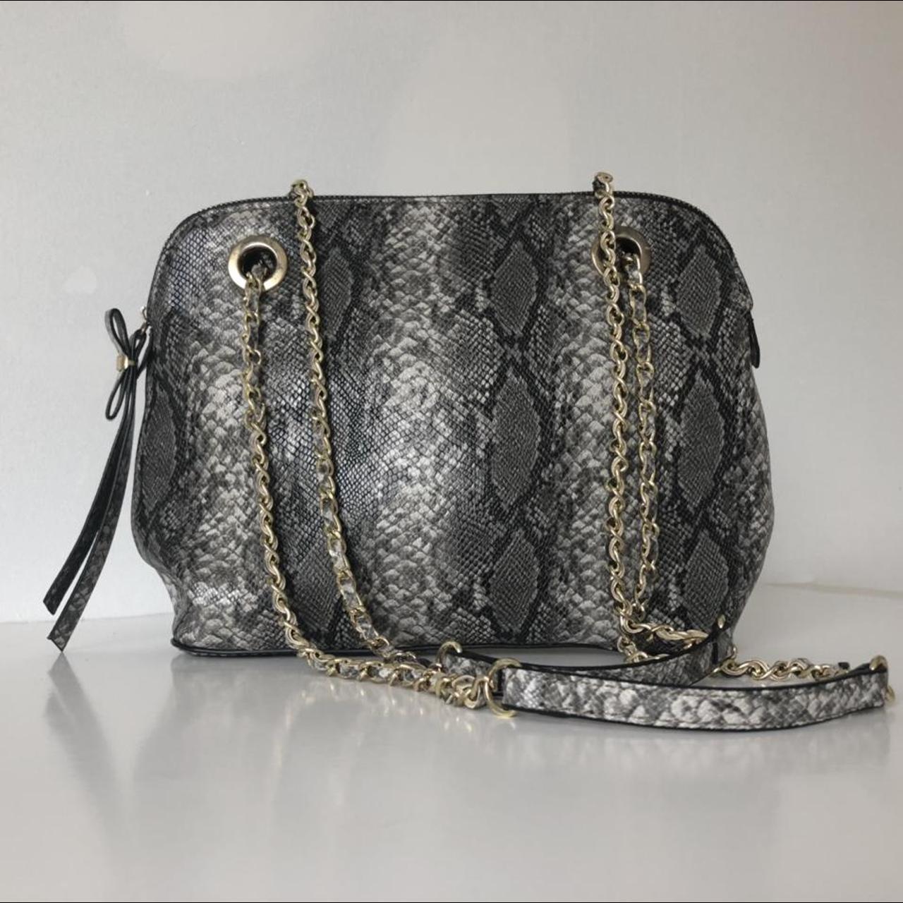 Neiman Marcus snake-print bag Authentic & gorgeous... - Depop
