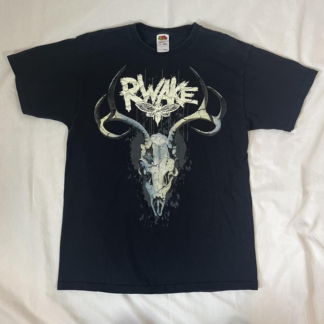 Rwake Voice of Omens Sludge Metal Black Band Shirt... - Depop