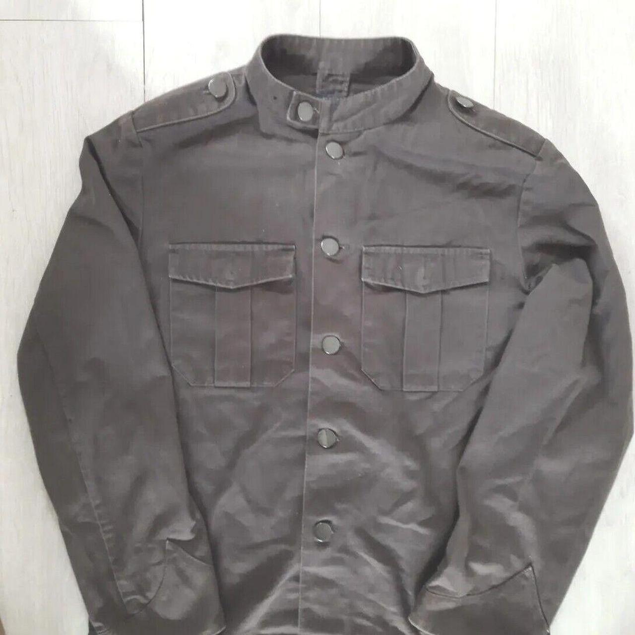 Mens FRENCH CONNECTION brown cotton jacket size UK... - Depop