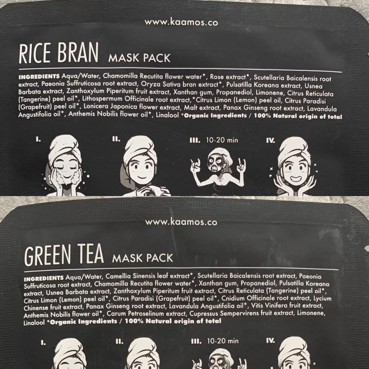 Pack of 2 Corpse Paint green tea and rice bran... - Depop