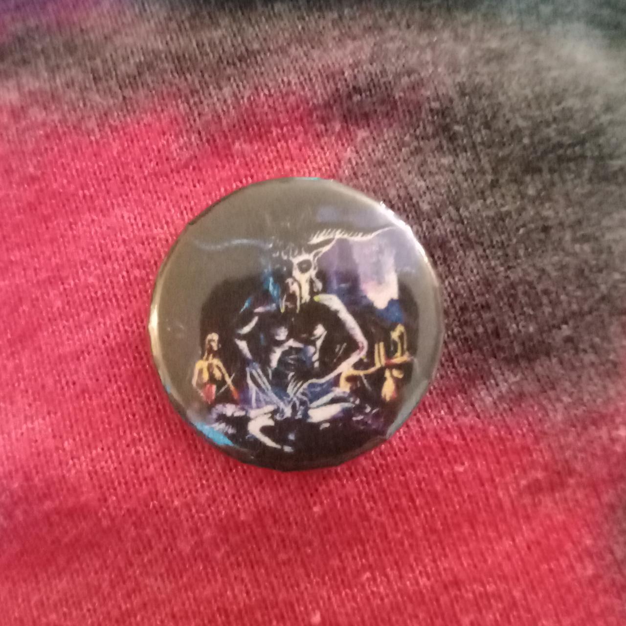 Impaled Nazarene Tol Cormpt 1" pin. Buy one 1" pin... - Depop