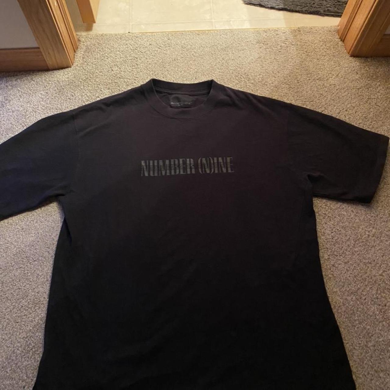 Number nine logo tee Fits like a medium Lightly... - Depop