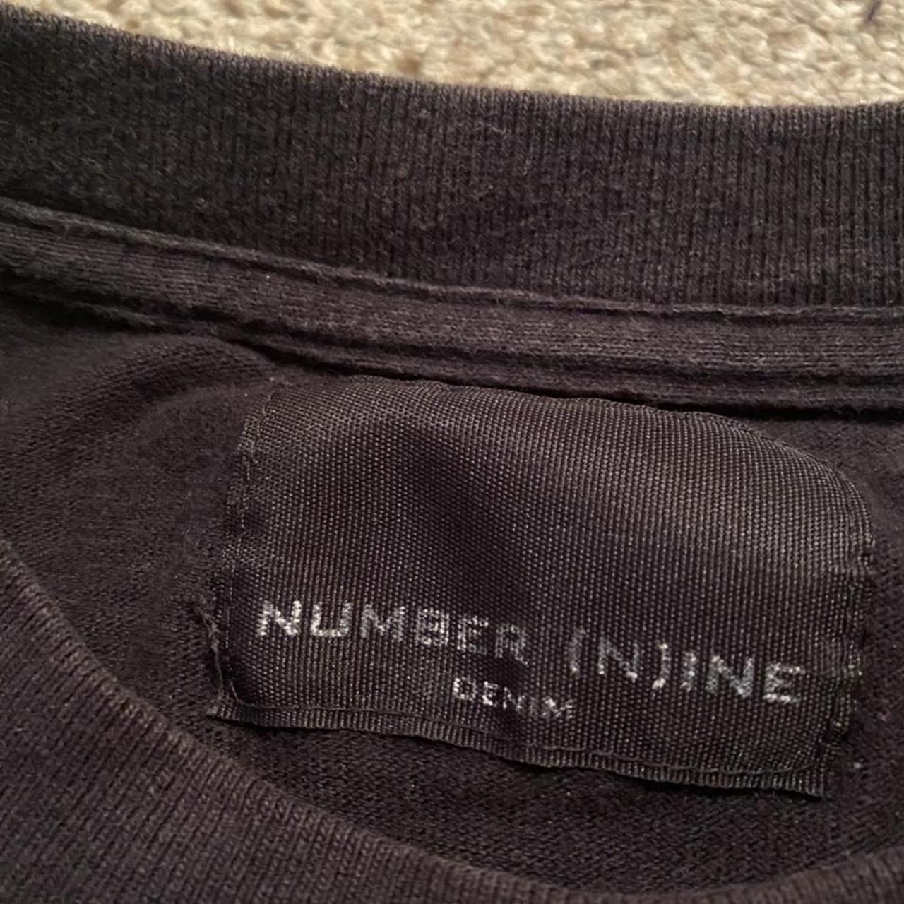 Number nine logo tee Fits like a medium Lightly... - Depop
