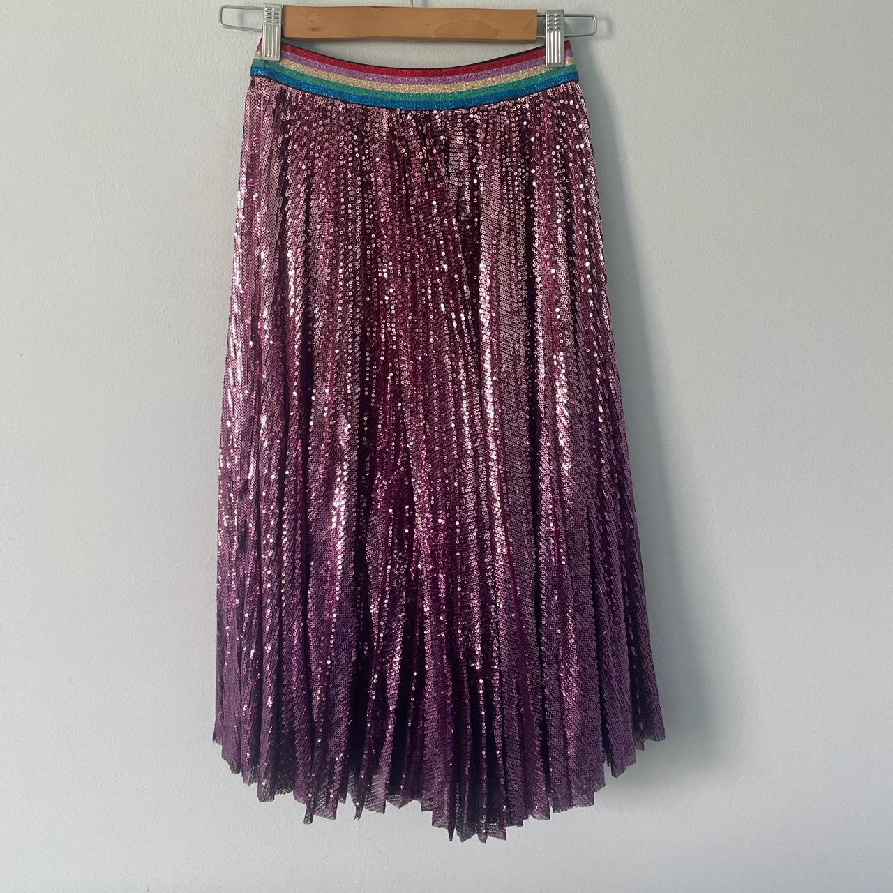 MUZKIN spangle skirt- Space in the Gourd 🪐 Gorgeous... | Depop