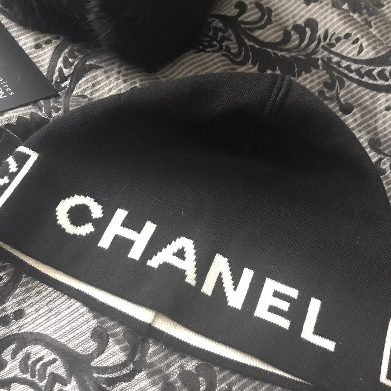 Chanel Logo Beanie Hat Beautiful statement women’s... - Depop
