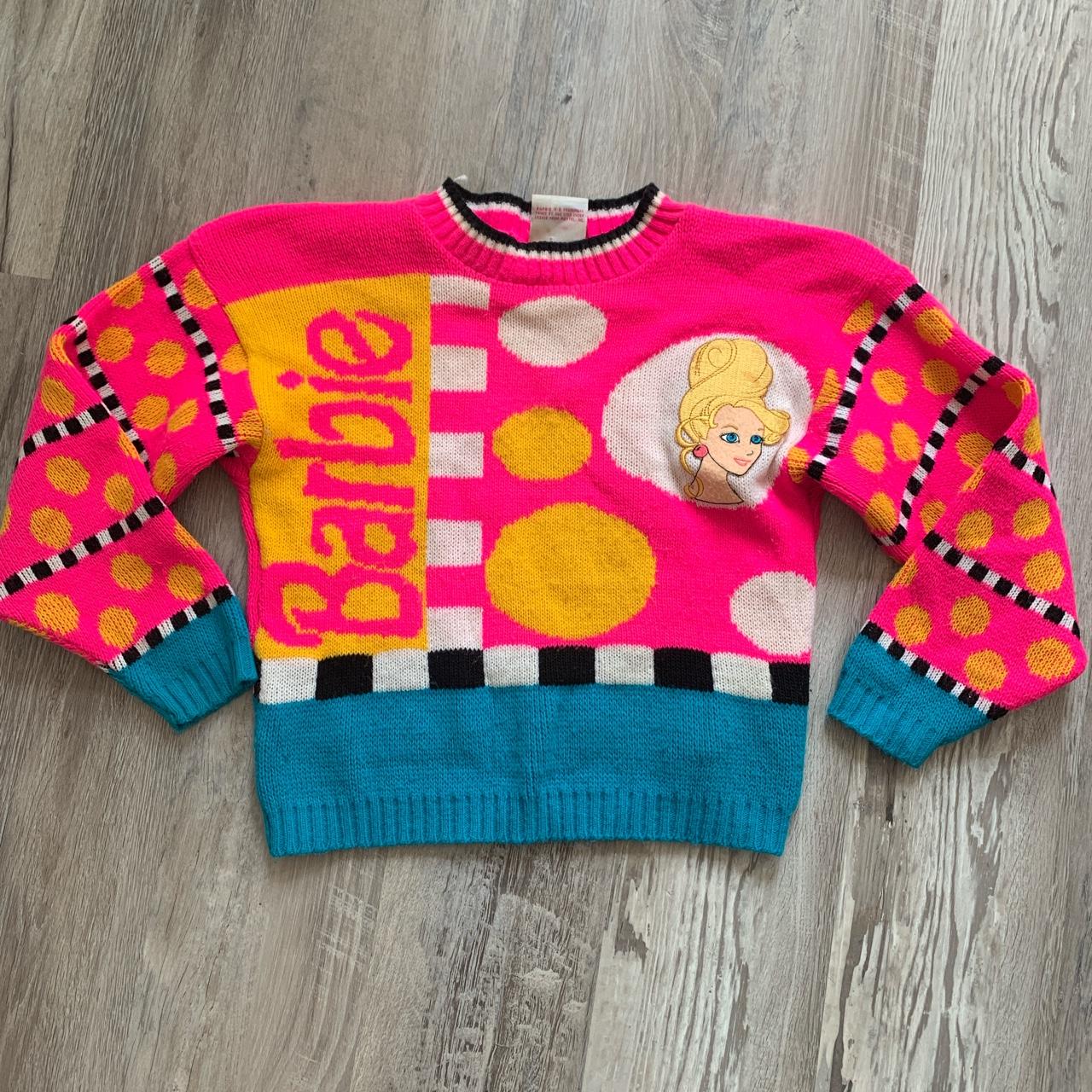 Barbie knitted sweater By Mattel Fits up to a... - Depop