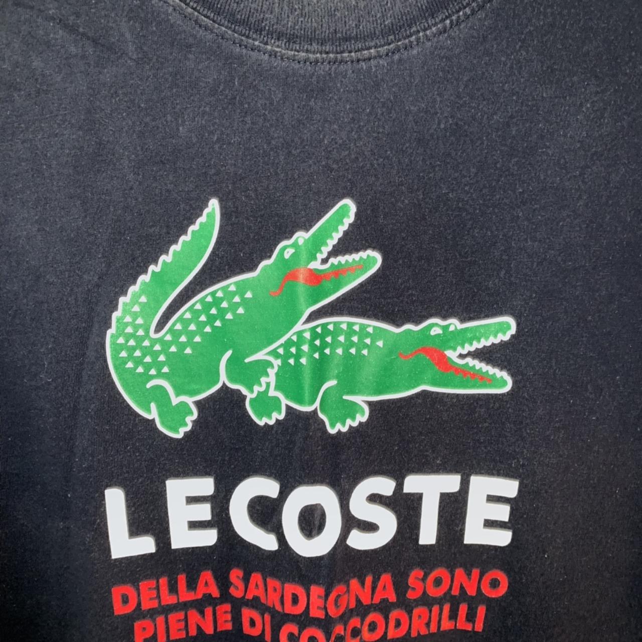 Rare vintage lacoste tee Authenticity is unknown as... - Depop