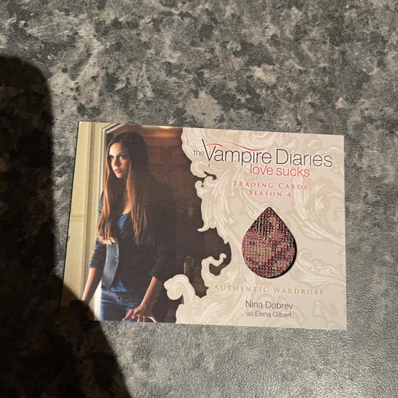 The vampire diaries trading cards season four... - Depop