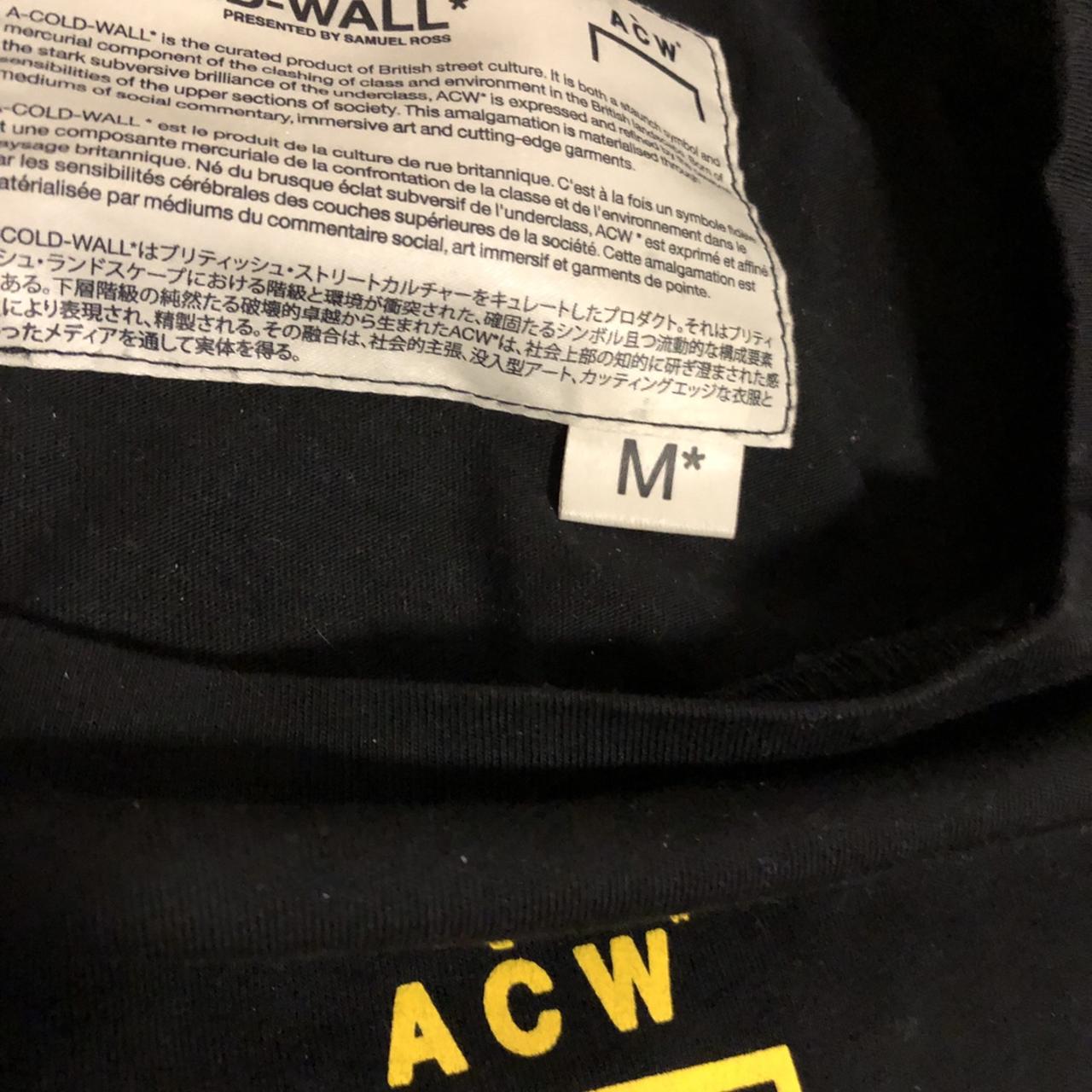 A cold wall (ACW) logo tee // Medium - fits Large //... - Depop