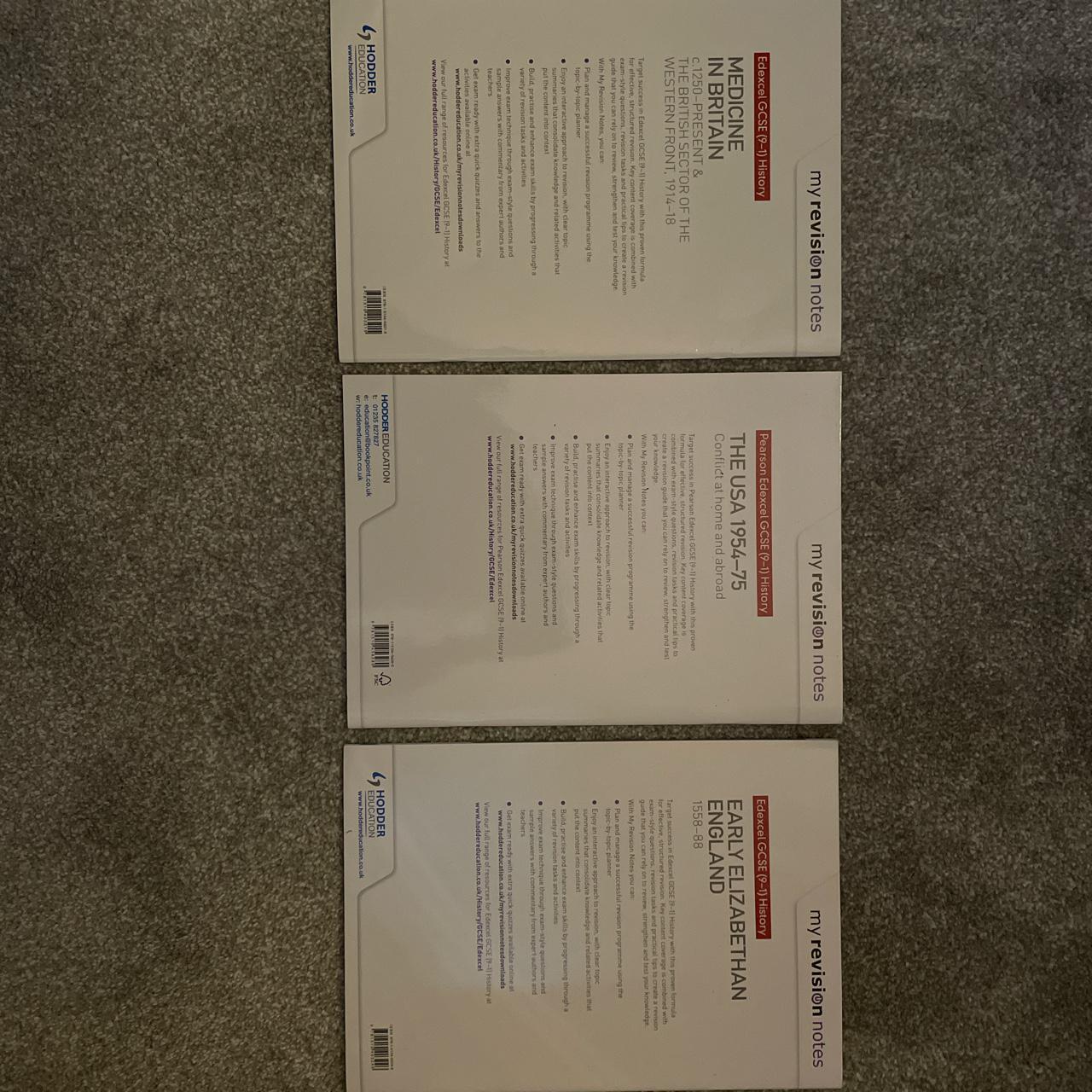 EDEXCEL GCSE History revision books - Medicine in... - Depop