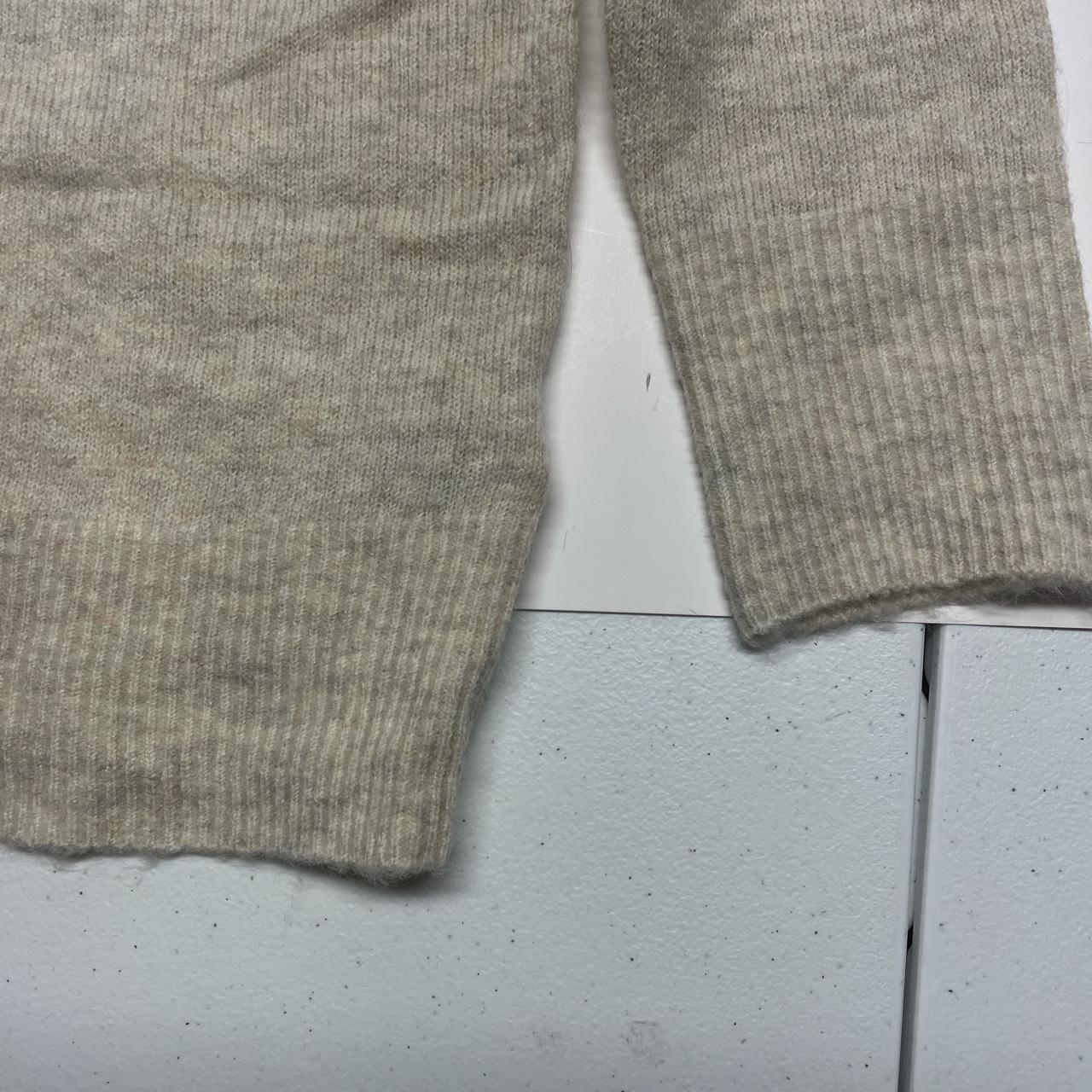 Abercrombie & Fitch Cream Sweater off the shoulder.... - Depop