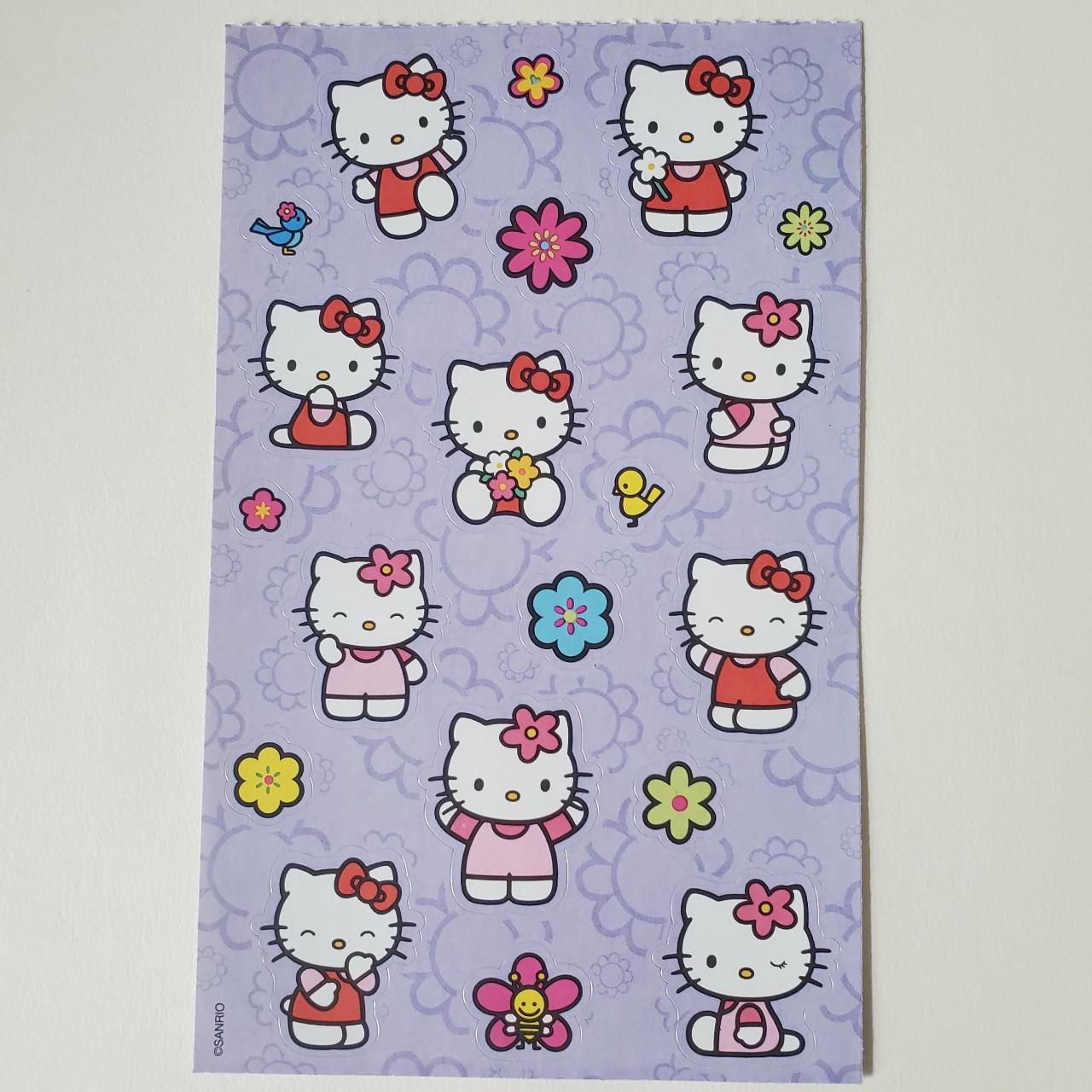 Vintage Sandylion Hello Kitty Sticker Sheet... - Depop