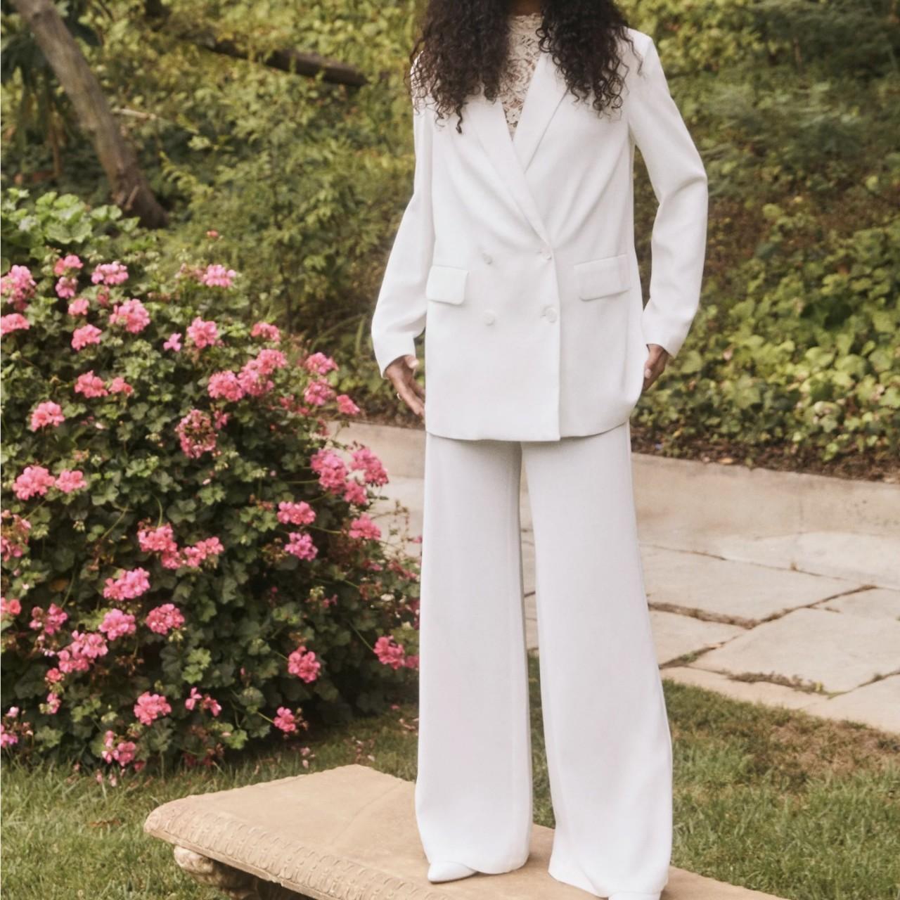 Reformation kinsale suit set. 2 piece- trousers and... - Depop