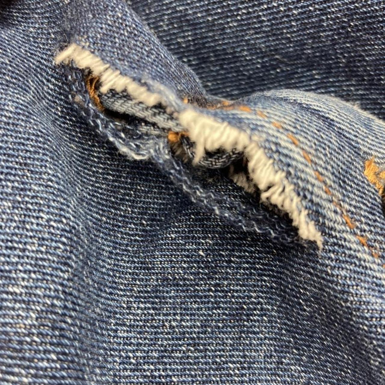 Mini Pini Dress: ORGANIC DENIM - Mid Wash Blue -... - Depop