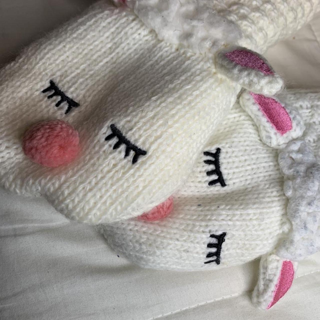 CUTE KNITTED LONG LAMB SOCKS !! These would be a... - Depop