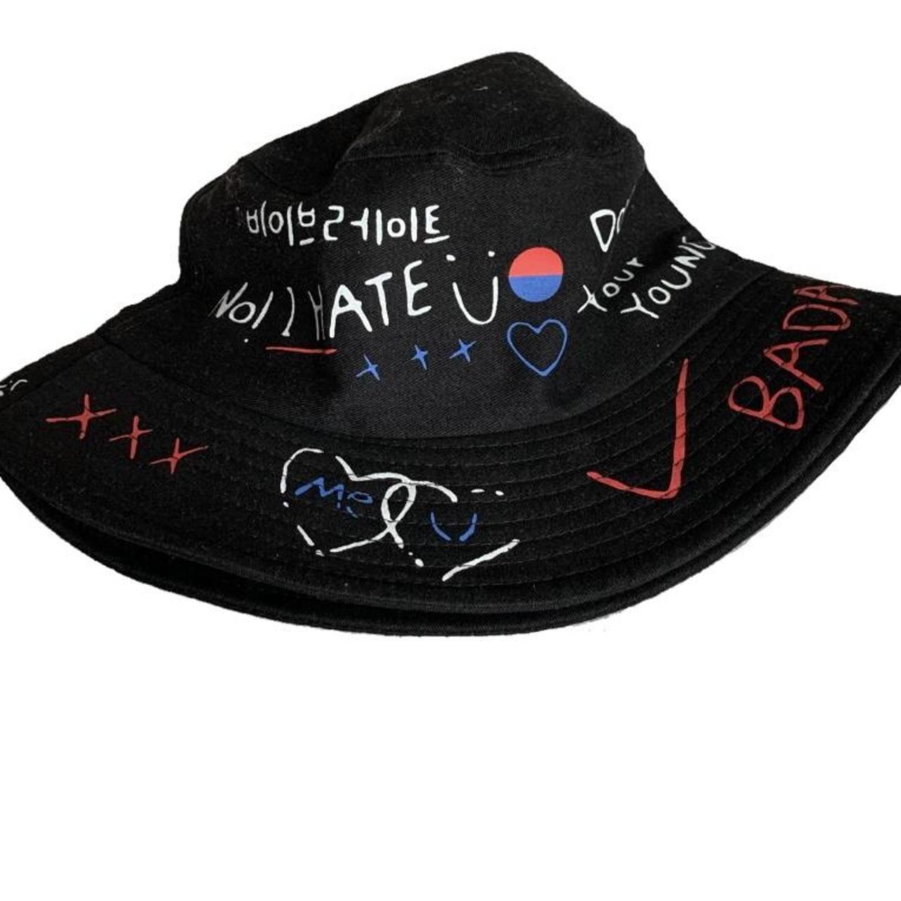 Graffiti bucket hat Condition: very good like new,... - Depop