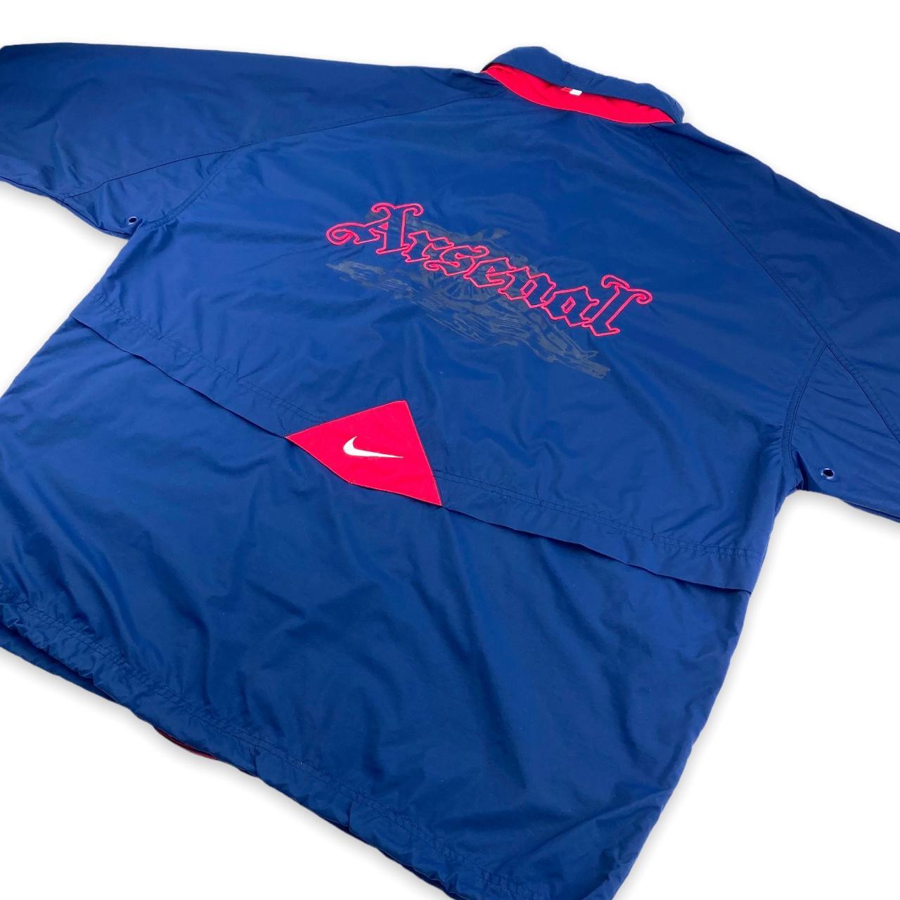 Vintage Nike Arsenal Jacket Training Windbreaker... - Depop