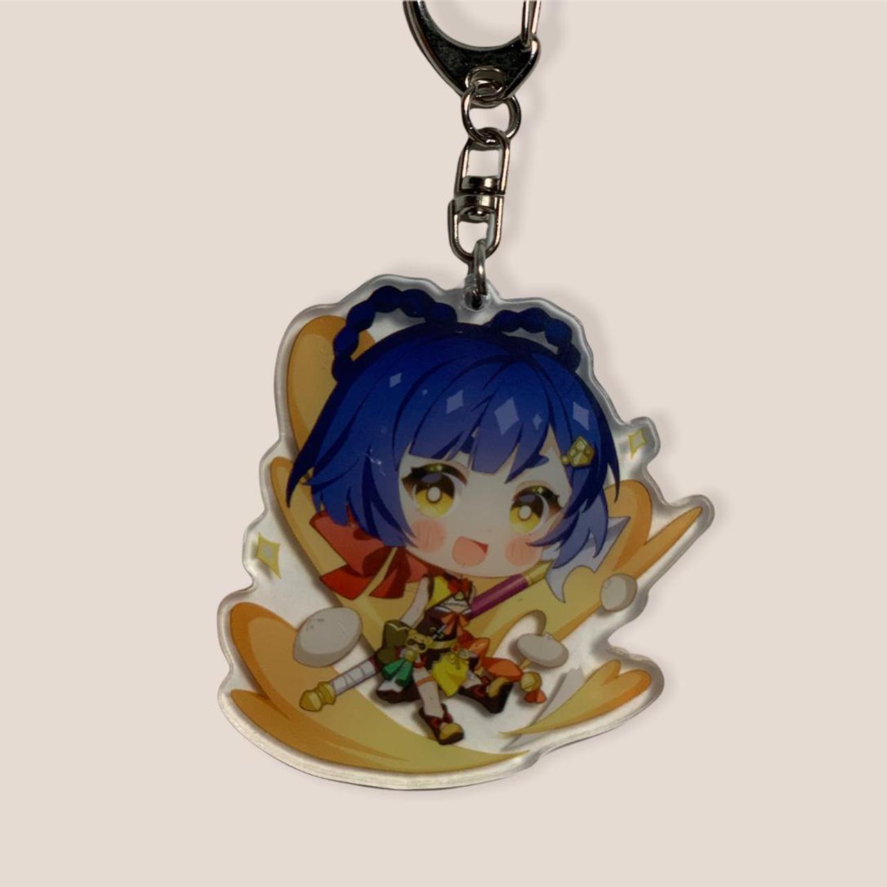 Genshin Impact Xiangling Keychain PM for Bundle... - Depop