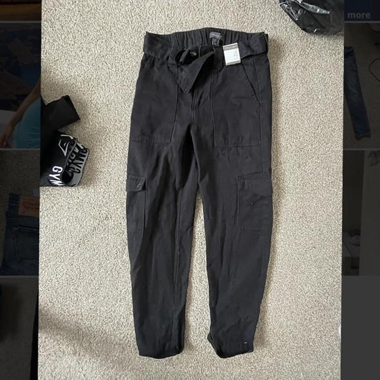 Primark black cargo trousers Brand new with tags... - Depop
