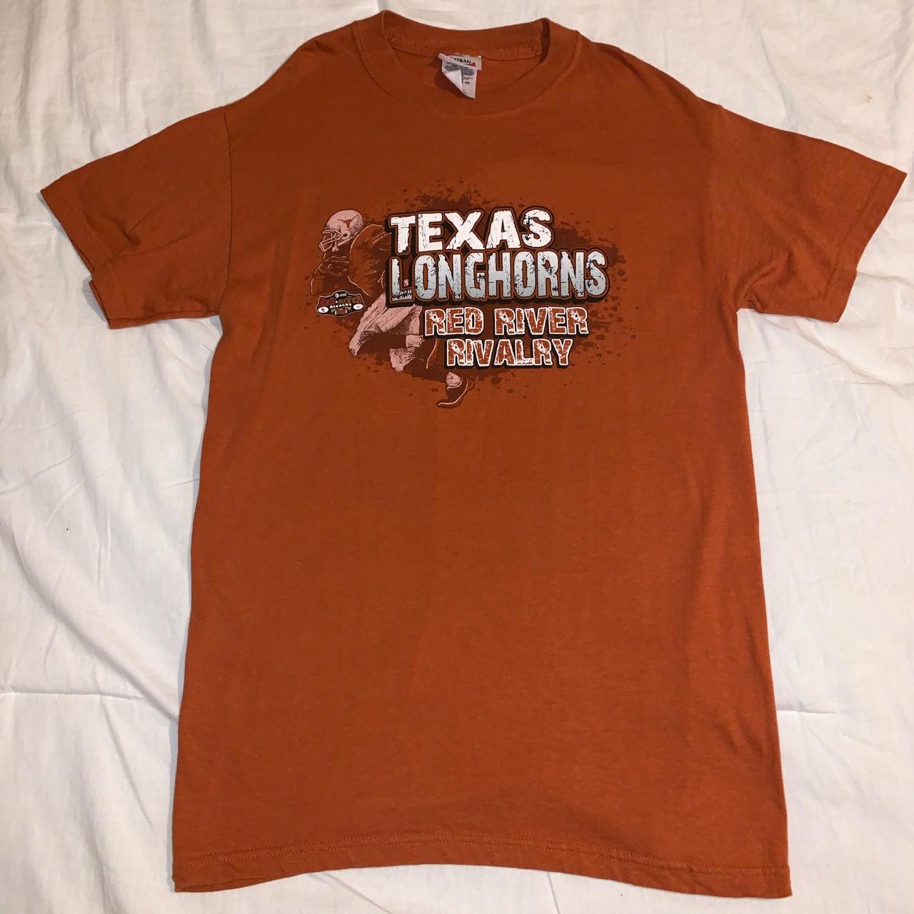 Small Texas Longhorns Red River Rivalry Tee In very... - Depop