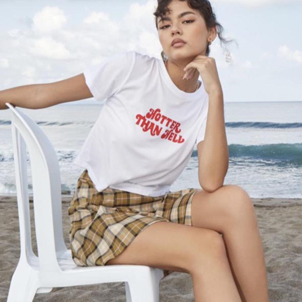 Motel rocks fun shirt. Baby tee. Worn once - Depop