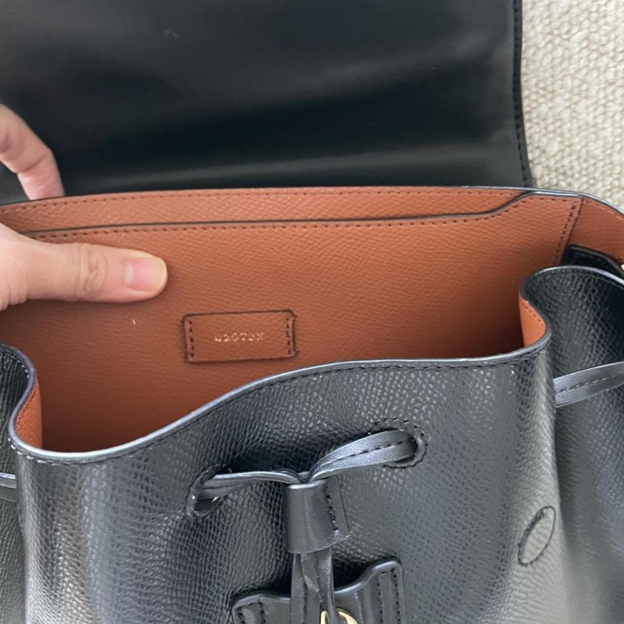 Oroton leather backpack - brand new, worn a couple... - Depop