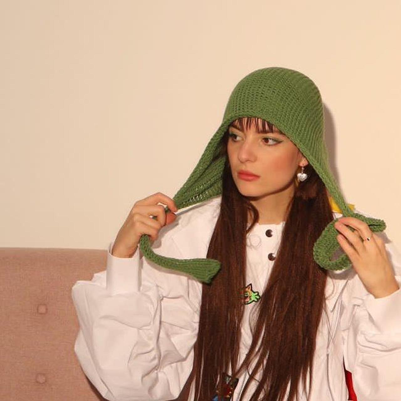 Bonnet aka “Miriam” hat. Warm autumn winter hat made... - Depop