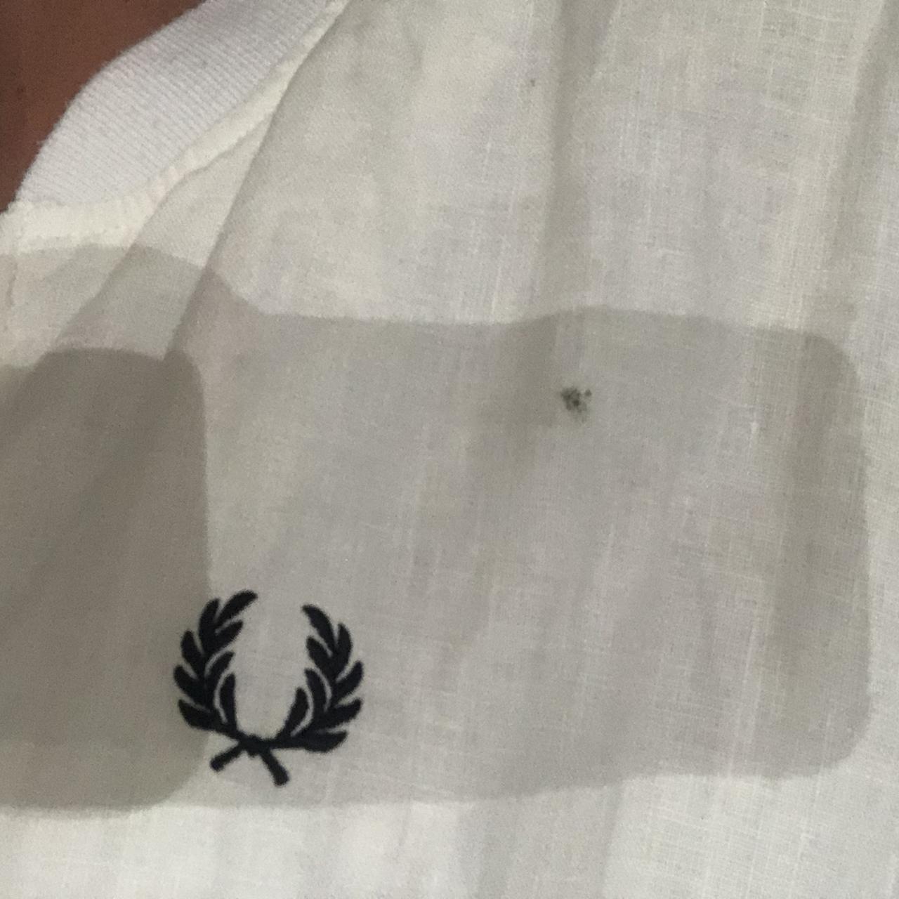 Vintage Fred Perry white tennis / bomber jacket.... - Depop