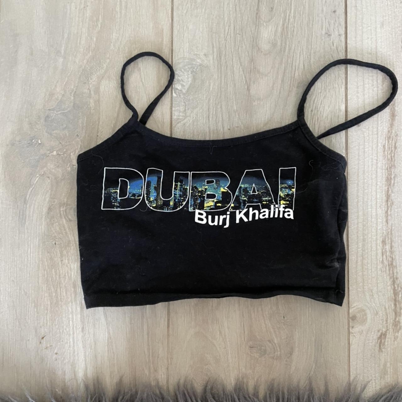 Crop top Dubai tank - Depop