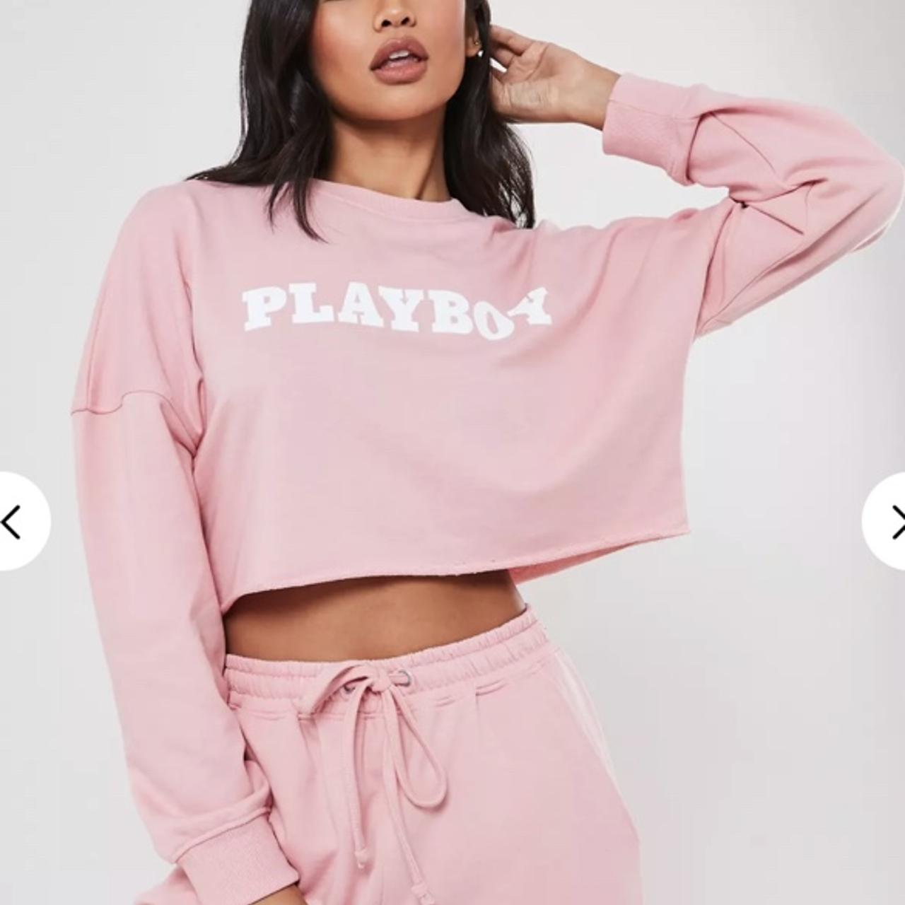 Full pink playboy tracksuit from miss guided 💝 Can... - Depop