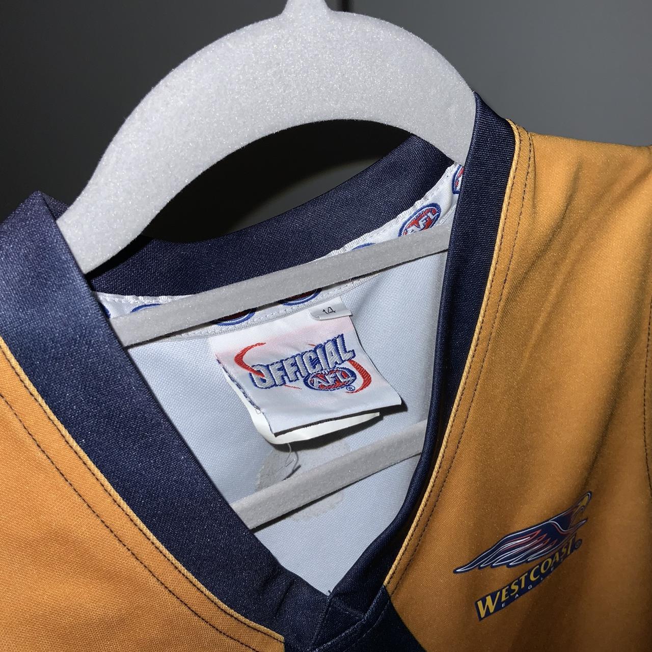 AFL West coast Falcons Vest Streetwear Mustard /... - Depop