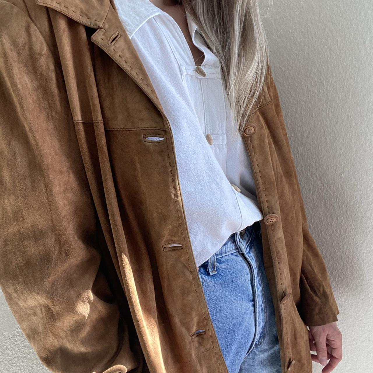 Women's Tan and Brown Jacket | Depop