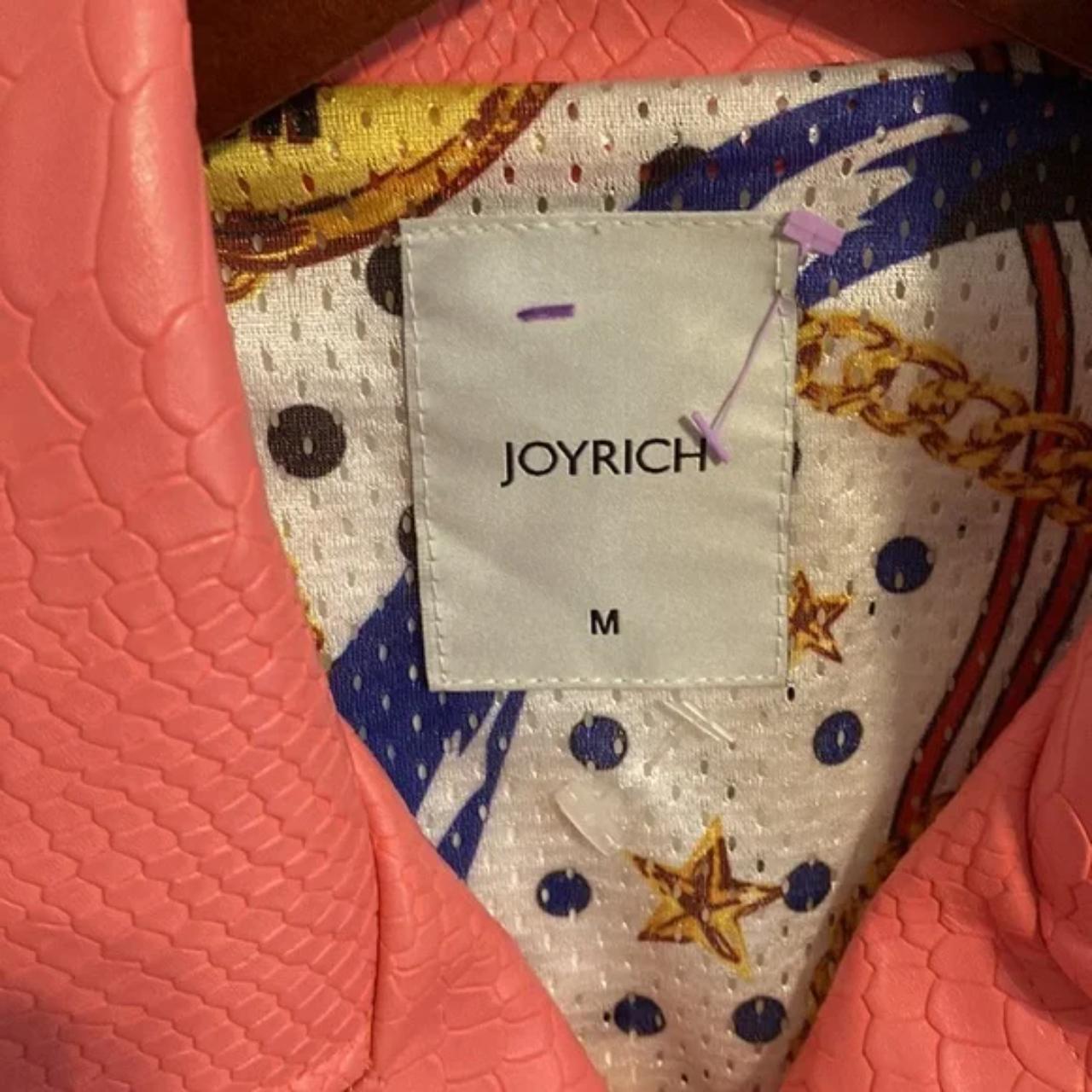 Joyrich Pink Studded moto jacket Statement piece... - Depop