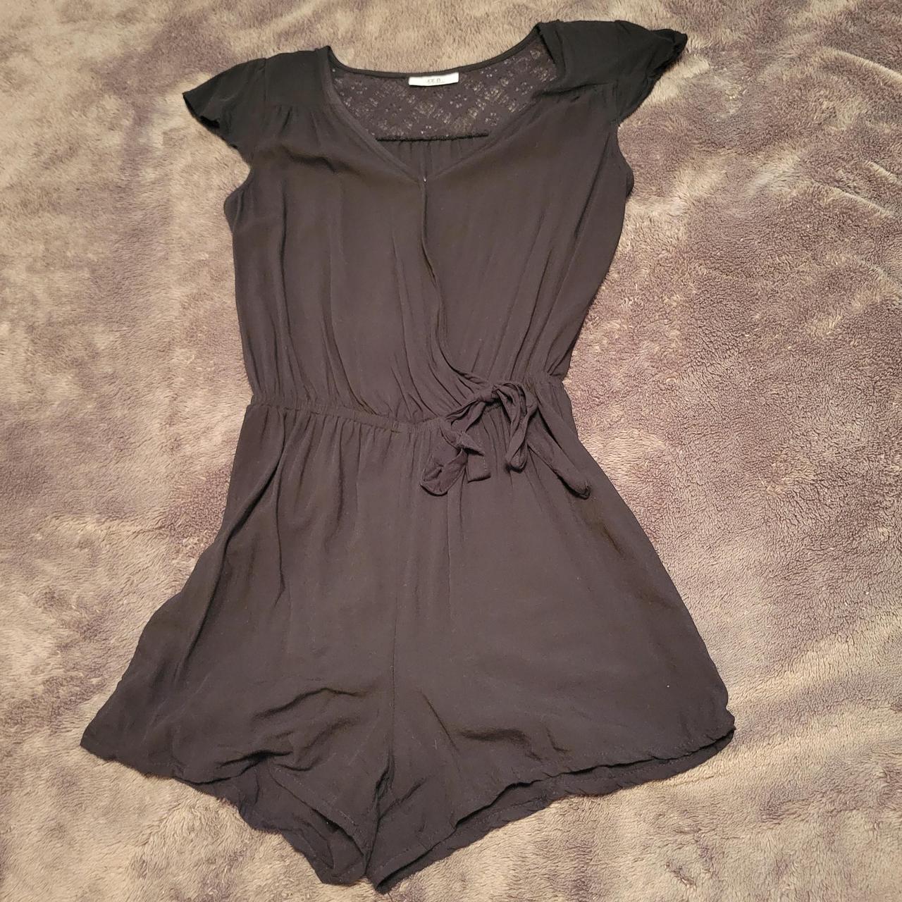 Cute black romper!! Perfect piece to get ready for... - Depop