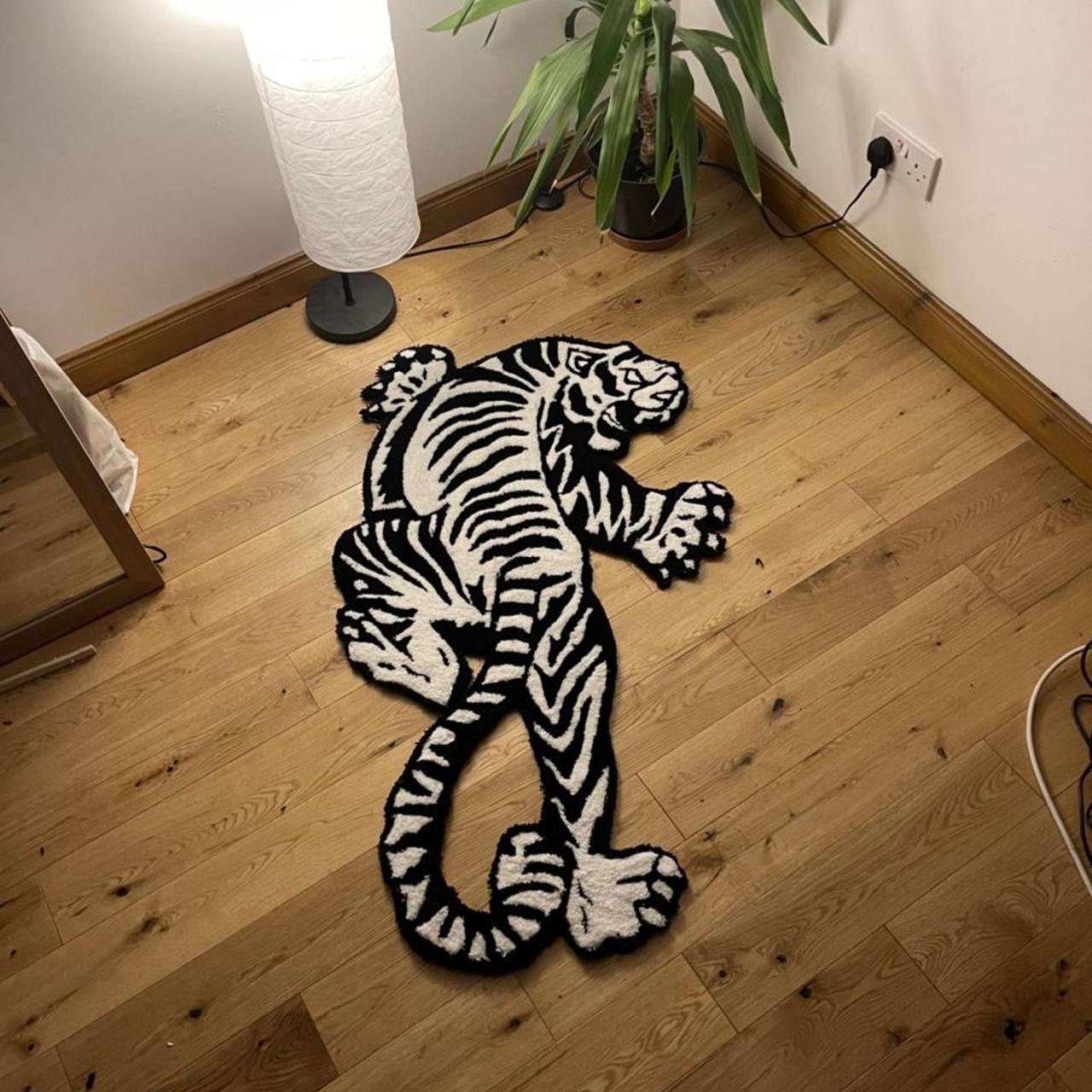 Traditional Tiger Rug Length - 115cm Height -... - Depop